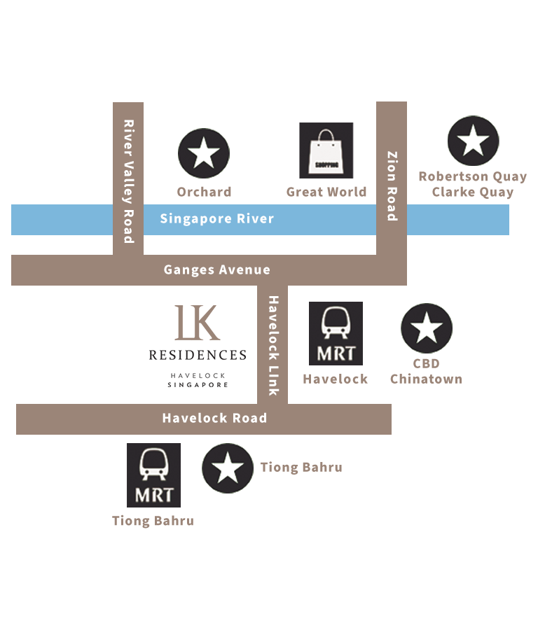 Neigbourhood - LK Residences, Havelock Singapore